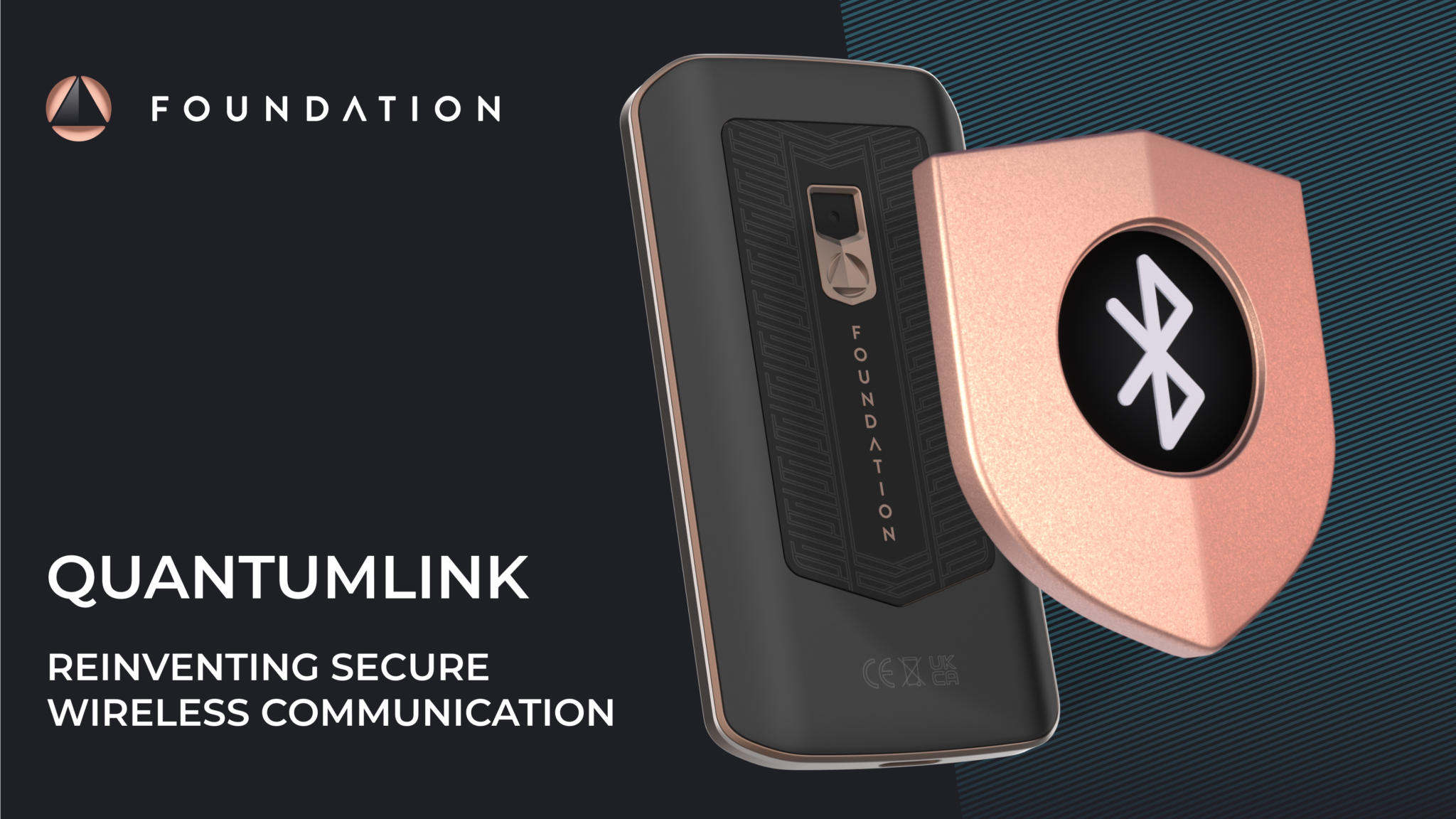 QuantumLink: Reinventing Secure Wireless Communication - Foundation